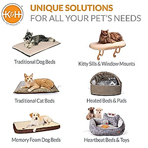 K&H Pet Products Amazin' Kitty Lounger Sleeper Hooded Gray 13 X 17 Inches