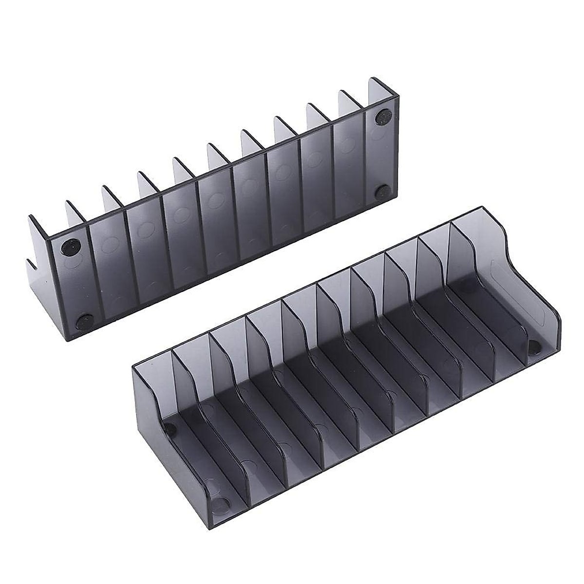 2 PCS Game Card Box CD Storage Stand Holder, Large Capacity Bracket, Precise cuts and interfaces, for PS4/SLIM/PRO Game Consoles