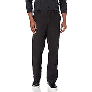 Dockers Men's Classic Fit Comfort Cargo Pants, Black, 36W x 32L