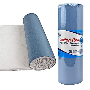 Dynarex Cotton Roll – Non-Sterile, Soft and Absorbent Cotton in an Easy to Tear & Use Roll, 1-pound, 12” x 56", White, 1 - Dynarex Cotton Roll