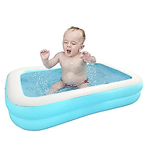 Inflatable Swimming Pool AMOCANE 43x34x13in Kiddie Pools Swim Center for Kids, Easy Set Swimming Pool for Backyard (for 1 Child) …