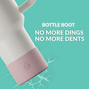 REUZBL Pastel Silicone Bottle Boot Sleeve for Stanley Tumblers 20-40oz, Hydro Flask Tumblers, Simple Modern Tumblers, Iron Flask Tumbler, Similar Tumblers, Tumbler Water Bottle Accessory