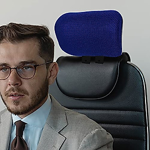 Tofficu Office Chair Headrest Attachment Computer Chair Headrest Adjustable Chair Head Cushion Head Rest for Office Chair(3.0cm Fixing Clips)