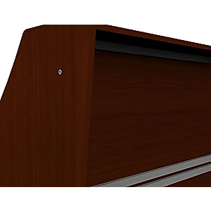 Linea Italia Office Reception Desk, 48" x 24" x 45", Cherry