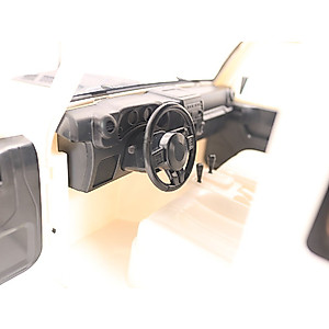 KYX Racing ABS Hard Body w/Convertible Top for 1/10 RC Crawler SCX10 II 313mm Wheelbase Car Body Shell, White