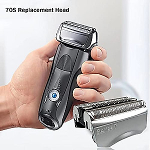 Aijen 70s Shaver Replacement Heads - Compatible with braun Series 7 Replacement Heads - Compatible with 720, 750CC, 760CC, 765C etc.