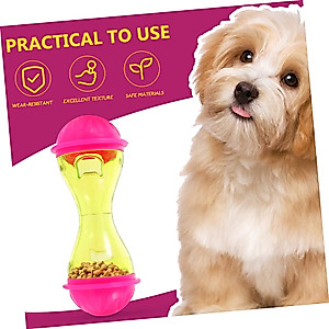 BUGUUYO Dog Food Leaker Auto Cat Toy Slow Feeder Dog Ball Treat Dog Entertainment Toys Cat and Dog Toys Bearded Dragon Toys Developmental Toys Dog Food Leakage Toy Brain Toy Pet Puppy Abs