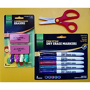 Back to School Supplies Bundle for Pre-K, Kindergarten, 1st, 2nd, 3rd Grade (12)