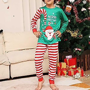 2023 Fashion Matching Family Pajamas Sets Christmas PJs for Family Matching Holiday Xmas Home Pajamas Sleepwear Sets