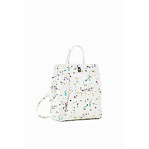 Desigual Women's Accessories PU Backpack Mini, White, One Size