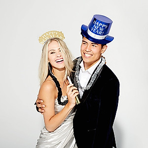 amscan New Year's Eve Party Pack for 100 People-Opulent Affair Kit-Jeweltone