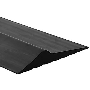 20Ft Weather Universal Garage Door Bottom Threshold Seal Strip DIY Weather Stripping Replacement,Not Include Sealant/Adhesive (Black)