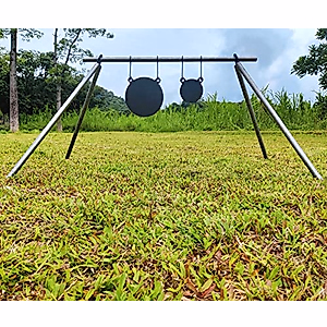 FULLBOW Steel Target Hangers Hanging Hook Target Kit - Gong Target Hanging Kit - DIY Target Kit for 1 Inch OD EMT Conduit