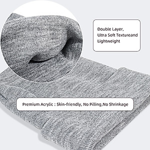 Gelante Men Women Warm Knit Cuffed Plain Beanie Hat Skull Cap. 2040A-1PC-Copper