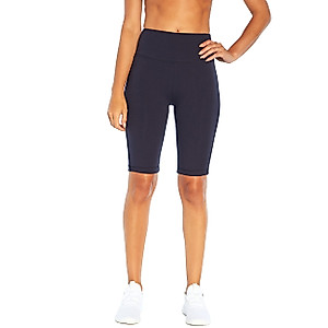Marika Women's Becca High Rise Tummy Control Bermuda Short, Midnight Blue, Medium