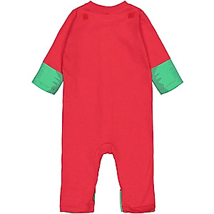 WARNER BROS. Robin Infant Baby Boys Zip Up Cosplay Costume Coverall and Cape 18 Months