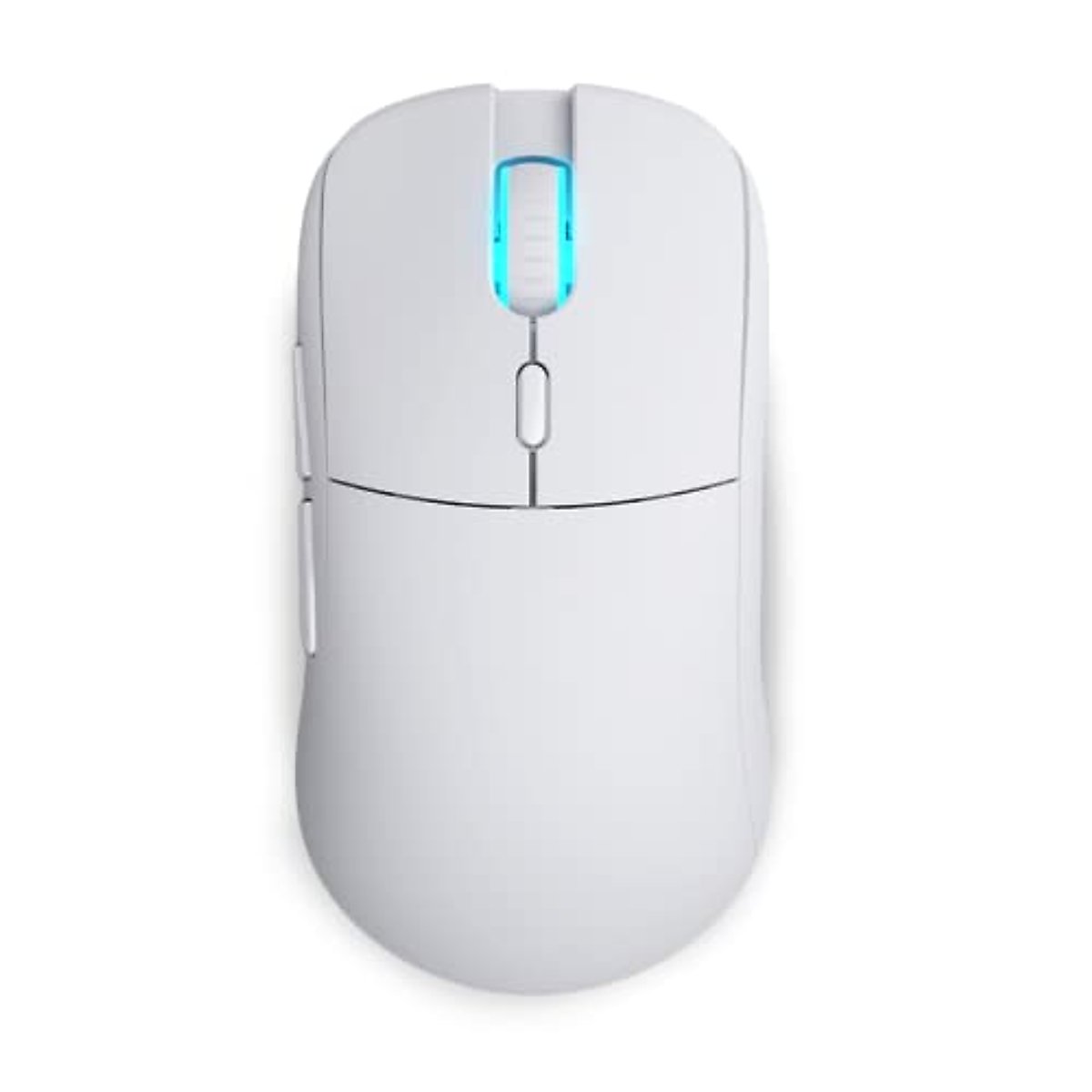 PWNAGE Ultra Custom Wireless Symm 1 Gen 2.0 - Ultra Lightweight Honeycomb Design Gaming Mouse 3370 Sensor - PTFE Skates - 6 Buttons - 74G (White, Solid Sides)