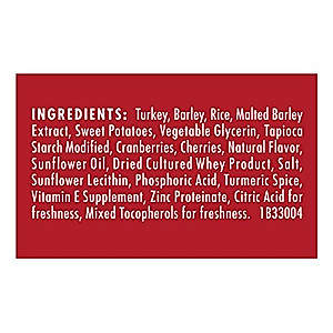 Zuke's Mini Naturals Trees Dog Training Treats Turkey and Cranberry Recipe, Soft Dog Treats - 5 oz. Bag