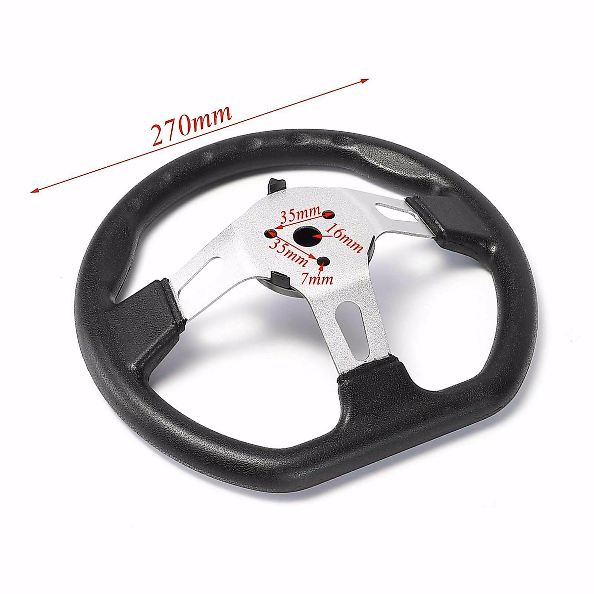 YC Yier 29" Go Kart Rear Axle Kit +Front End Steering Shaft Assembly+ Brake + 4.10-6" Wheels Tires +48V 1800W Brushless Electric Motor Kit for Go Kart ATV Quad Buggy Drift Trike 4 Wheeler