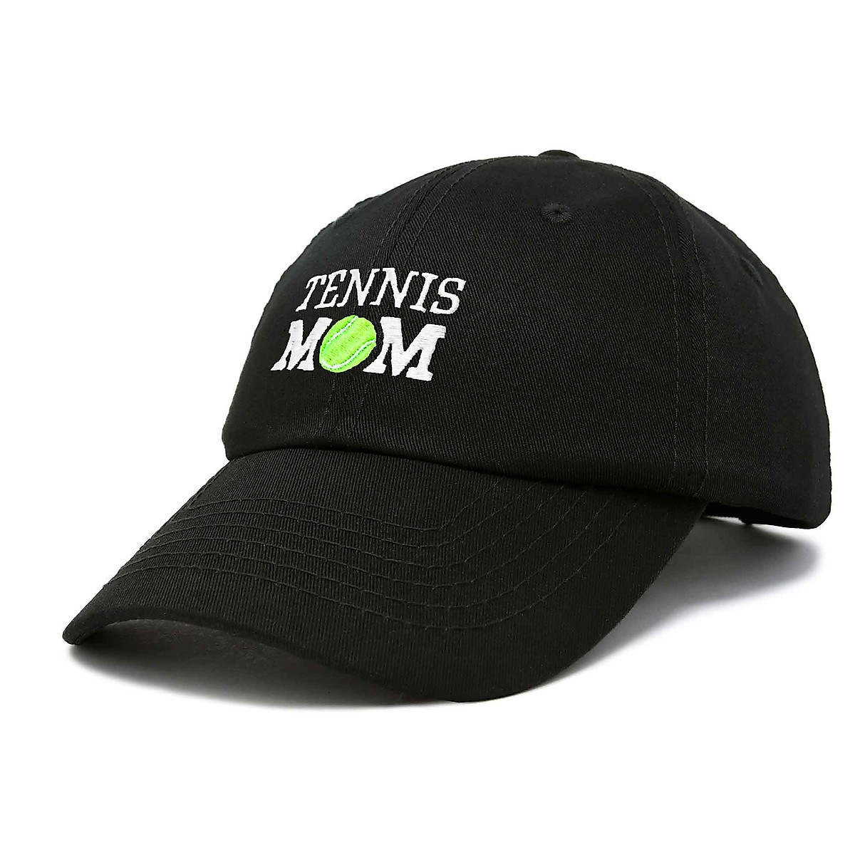 DALIX Premium Cap Tennis Mom Hat for Women Hats and Caps in Black