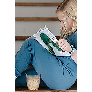 Zip Top Reusable 100% Silicone Baby + Kid Snack Containers- The only containers that stand up, stay open and zip shut! No Lids! Made in the USA - Orange Cat