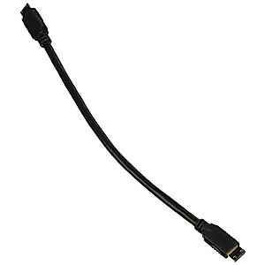 Monoprice 9inch 30AWG High Speed HDMI Mini Connector male to HDMI Mini Connector male - Black