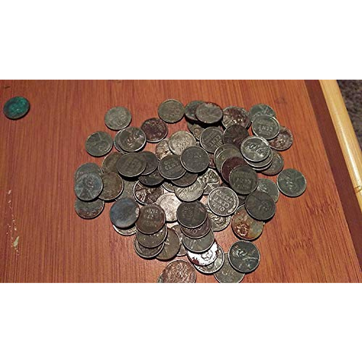 Full Roll of 1943 circulated steel pennies by US Mint