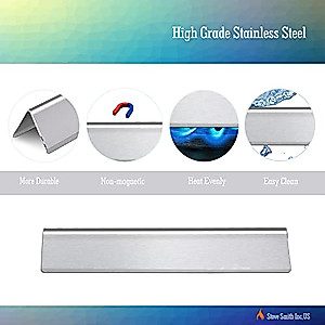 Tombili 22.5" Flavorizer Bars Replacement for Weber Spirit 300 E310 S320, Fits Genesis Silver B&C, Genesis Gold B&C, Genesis Platinum B&C, Spirit 700, Weber 900 with Side Control Grill Parts.WB7536