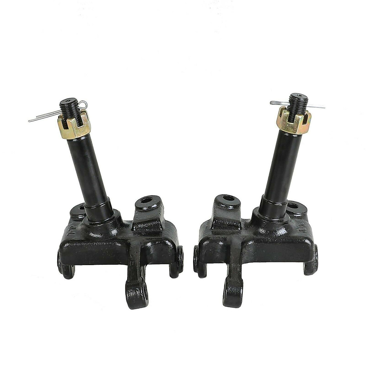 91.SCS Front Steering Spindle 3 Stud Wheel Hub Brake Caliper Rotor Kit ATV Go Kart