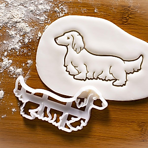 Long Haired Dachshund Body cookie cutter, 1 piece - Bakerlogy