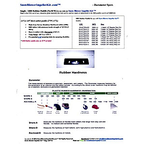3/8" 3-Blade Snow Blower Impeller Kit - 3/8" 3-Blade Universal - Modifies 2/3 Stage Machines