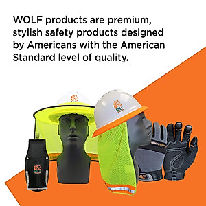 WOLF Polyurethane Palm Coated Nylon Shell Work Gloves, Construction, Mechanic, Warehouse, Yard Work, Gardening Medium (Pack of 12)
