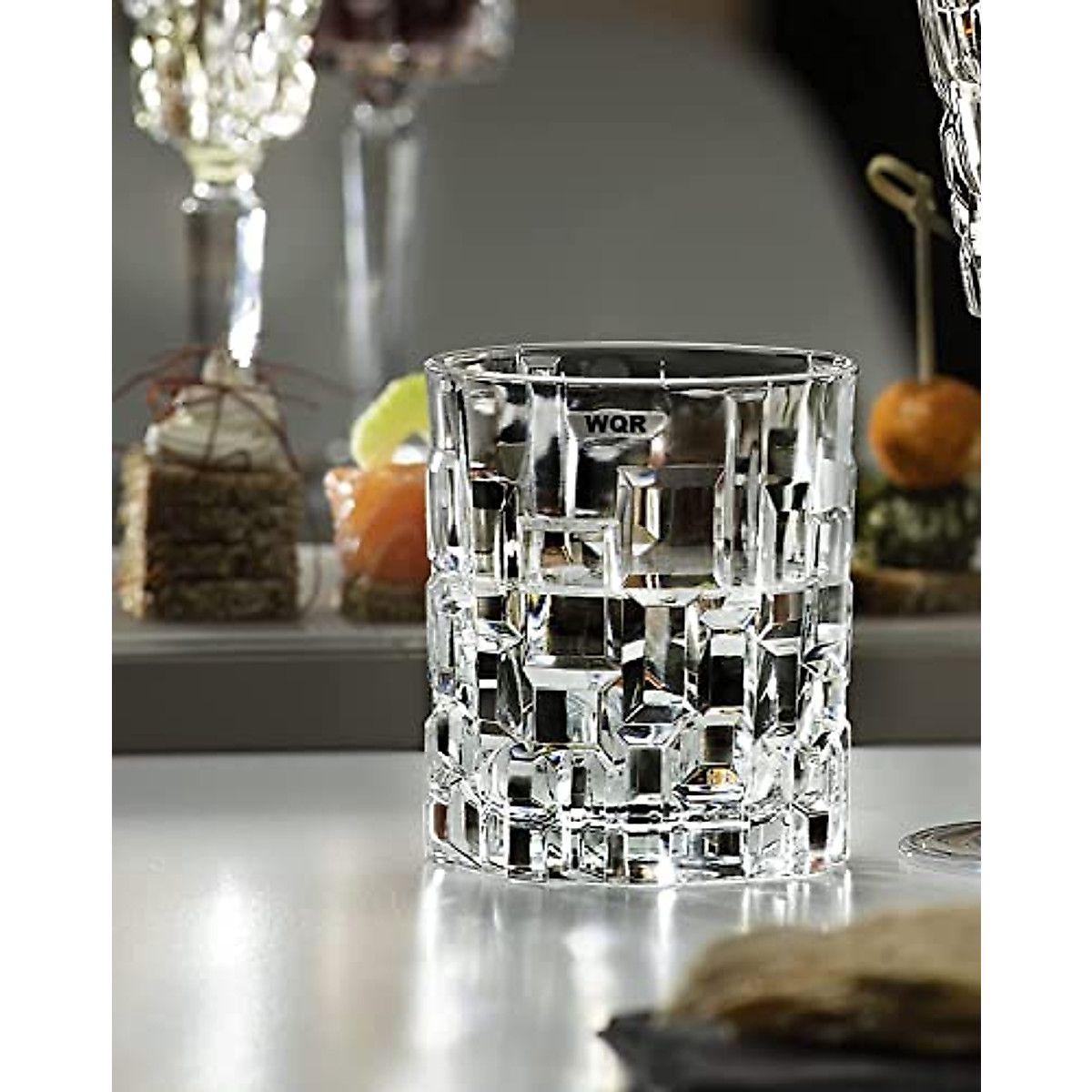 Farielyn-X Crystal Whiskey Glasses, Set of 6 Scotch Glasses, Tumblers for Drinking Bourbon, Scotch, Cocktail, Cognac, Irish Whisky, Large 10oz Premium Crystal Glass Tasting Cups for Men & Wo