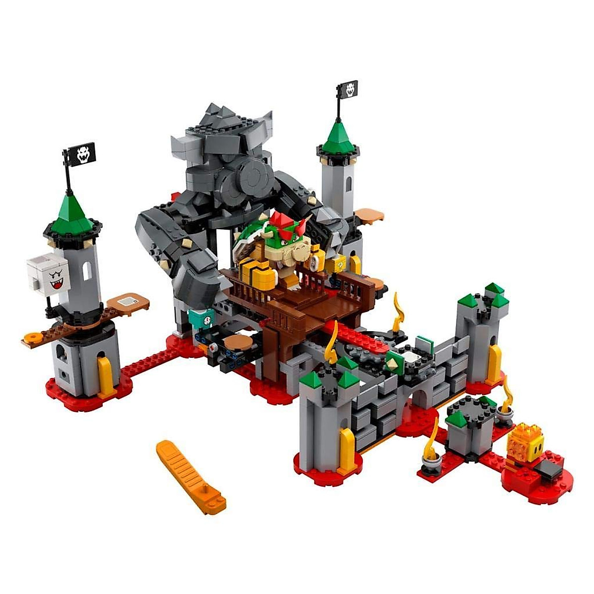 LEGO Super Mario Bowser’s Castle Boss Battle Expansion Set 71369 Building Kit; Collectible Toy for Kids to Customize Their Super Mario Starter Course (71360) Playset (1,010 Pieces)