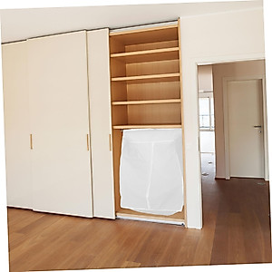 Alipis Clothing Dust Bag Clothing Dust Cover Hanging Peva White Coat Hanging Closet Bags