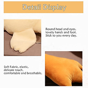 AUCOOMA Soft Plush Goose Stuffed Animals Pillow for Kids Baby, Cute Swan Plushie Toy 16"