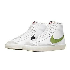 Nike Unisex Blazer Mid '77 Shoes Basketball, White Chlorophyll Black Sail, 11 US Women