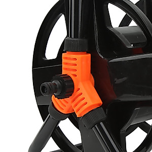 Garden Hose Holder Water Hose Holder Sturdy Garden Hose Reel Holds 150ft Hose standing Hose Stand Hose Hanger Hose Storage for Outside Yard Lawn, Black