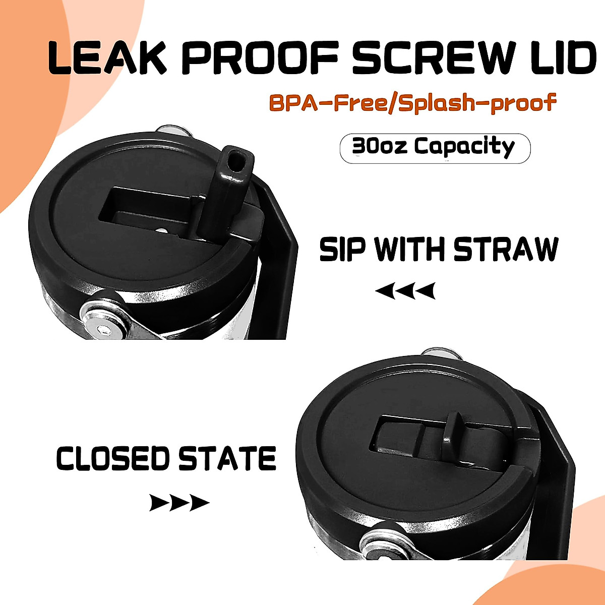 Wuepncah 30 Oz Boss Tumbler with Handle and Straw, Office Gifts Ideas for Bosses Day Cups, Stainless Steel Boss Mug Gift for Men in Bosses Day, Fathers Day, Birthday