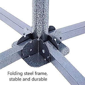 YEUQWJ Foldable Patio Umbrella Base Holder，Tempered Iron Umbrella Stand Bracket，Portable Outdoor Sunshade Anchor， Christmas Tree Support