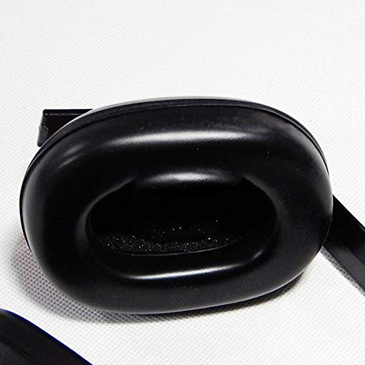 Ear Muff for Indoor Outdoor,Foldable Noise Reduction Ear Defender for Hearing Protection,Adjustable NRR 26dB(Red+Black)