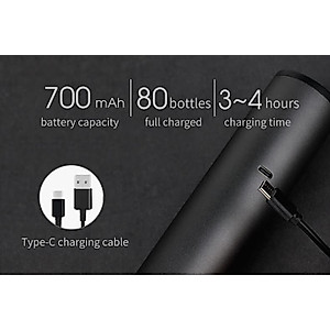 Rechargeable Electric Wine Bottle Opener Automatic Wine Bottle Opener Set with Foil Cutter Wine Aerator Pourer and Wine Vacuum Stopper 4-in-1 Kit