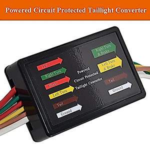 Oyviny Custom 4 Pin Trailer Wiring Harness 56217 for 2008-2019 Toyota Highlander, for 2018-2021 Lexus RX 350/RX 350L, Plug &Play Highlander Trailer Wiring