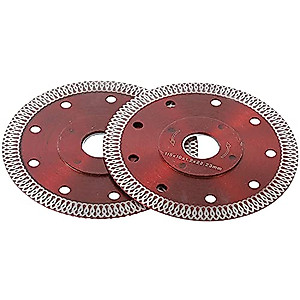Tysun 5 Pcs 4.5 inch Diamond Saw Blade Tile Blades Cutting Disc Wheel for Cutting Porcelain Tiles Granite Marble Ceramics