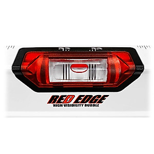 CE Tools Contractor Engineered Red Edge Construction Levels 24, 48, 72 Inch Set, Shock-Proof Vial, Milled Bottom, Robust End Caps