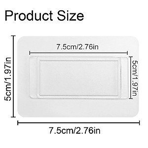 GFWARE Replacement Adhesive Strip for Black Blue Toothbrush Holder Toothpaste Dispenser Wall Mounted (2 PCS)