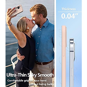 Jancyu Compatible with Huawei P60 Pro Case Soft, Silicone Phone Case for Huawei P60 Pro, 360°Full Protective, Shockproof and Fingerprint Resistant Accessorie (Pink)