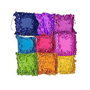 Highly Pigmented Eyeshadow Palette,YMH BEAUTE 9 Color Bright Eye Makeup Palette Colorful Matte Eye Shadow Palettes Long Lasting Waterproof Cruelty-free, Rainbow