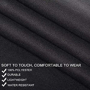 Will Well Chef Apron for Men Professional - Cooking Aprons for Women With Pockets - Adjustable Black Aprons for Men - Bib Aprons With Pockets Water & Oil Resistant - 1 Pack