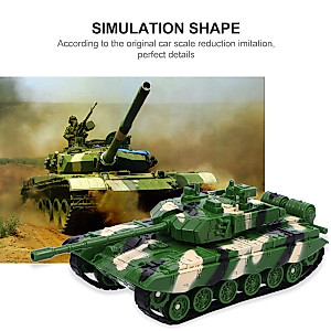 Toddmomy Tank Models Plastic Tanks Kids Toys Vehicle Toys Deck Decor for Kids Boys Girls